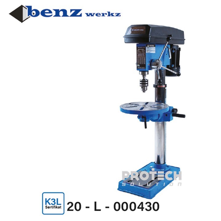 Jual Mesin Bor Duduk 16mm 375Watt Bench Drill by BENZ WERKZ BZ-8116 ...