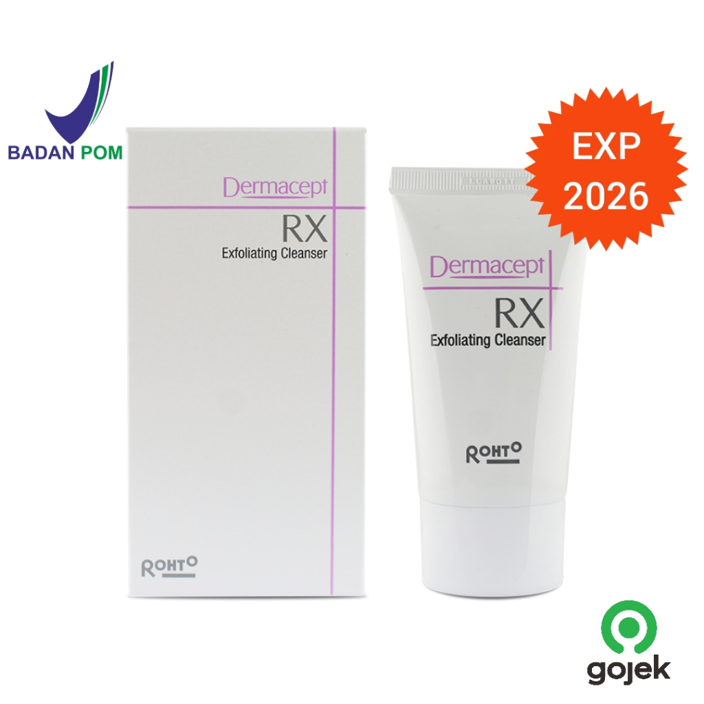 Jual Dermacept RX Exfoliating Cleanser 50gr Face Wash/Sabun Peeling ...