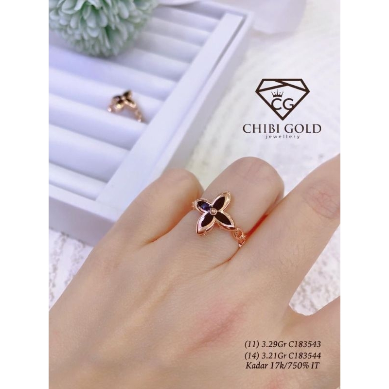 Jual CHIBI GOLD - Cincin Italy emas 750 kadar 17k C183543 - CHIBIGOLD ...