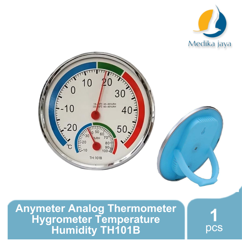 Jual Anymeter Analog Thermometer Hygrometer Temperature Humidity TH101B ...