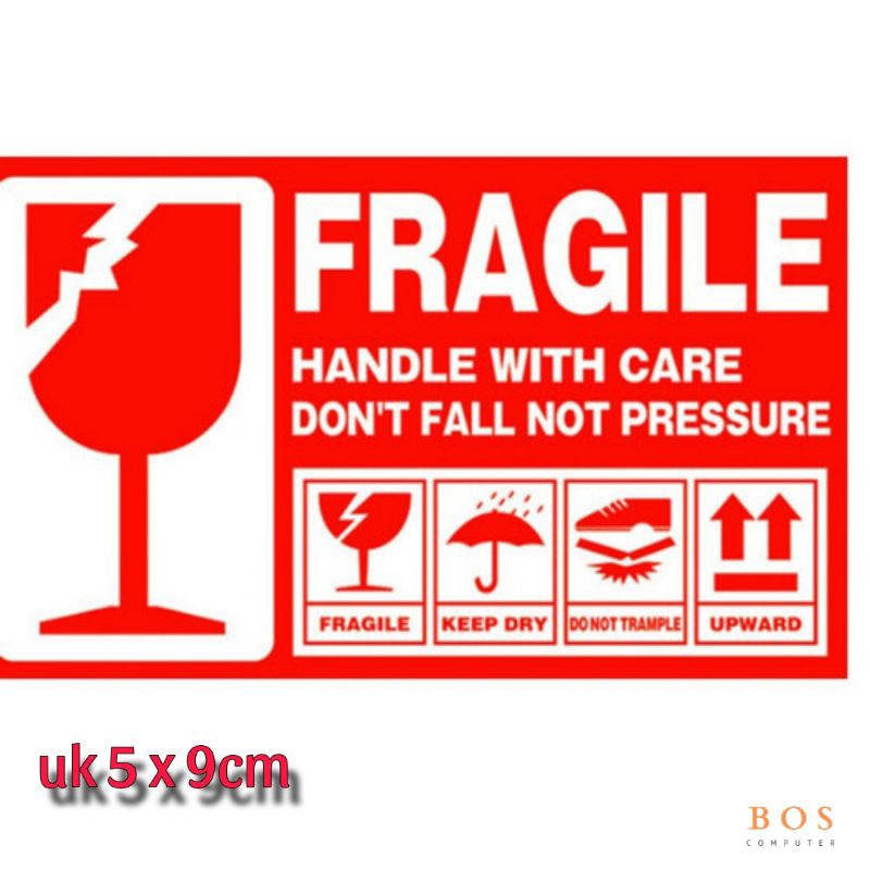 Jual STIKER FRAGILE / STICKER FRAGILE MURAH / STICKER LABEL ANTI PECAH ...