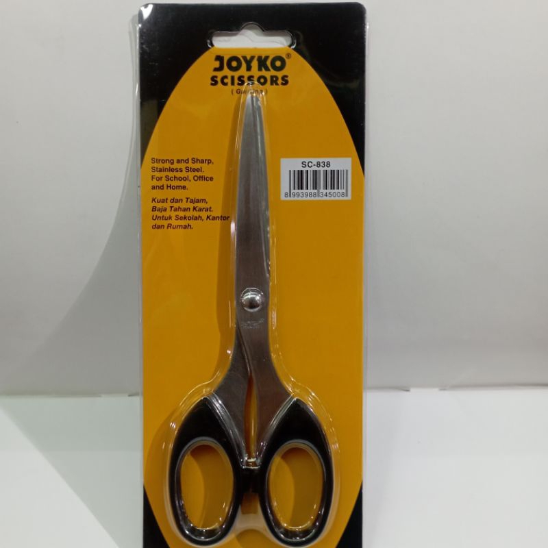 Jual GUNTING JOYKO SC-838 stainliss steel ( sedang ) / pcs | Shopee ...