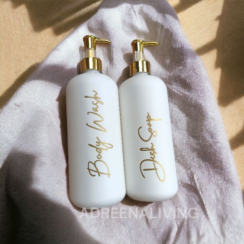 Jual Botol pump premium luxury 500ml refill hand soap body wash ...
