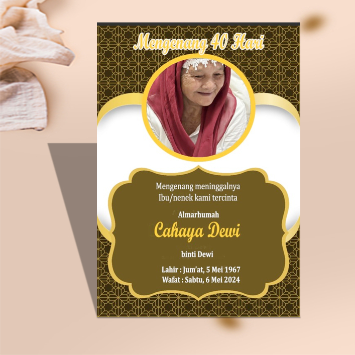 Jual Stiker Mengenang 7/40/100/1000 hari haul | Shopee Indonesia