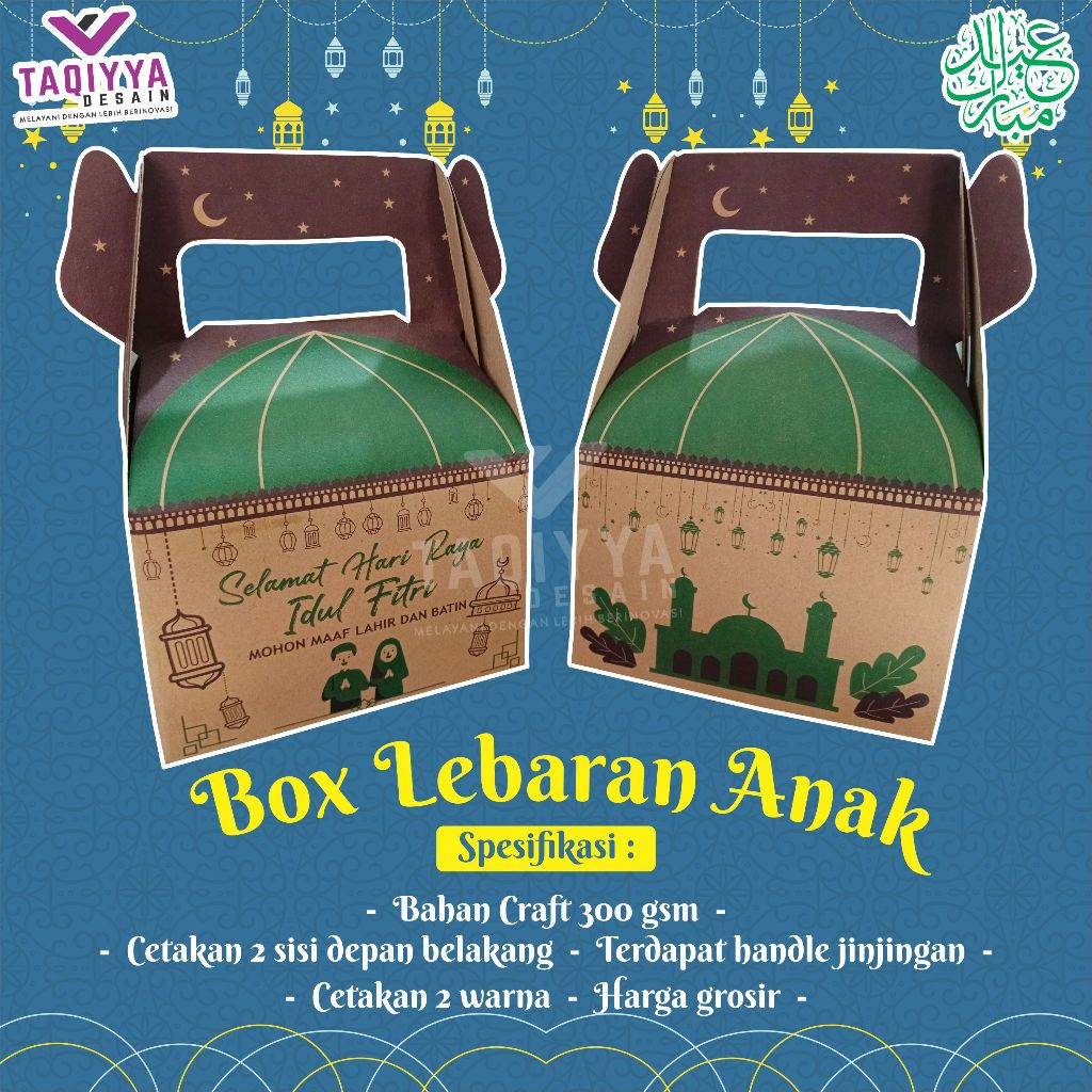 Jual Gable Box Lebaran / Box Lebaran Anak / Box Lebaran / Box Hampers ...