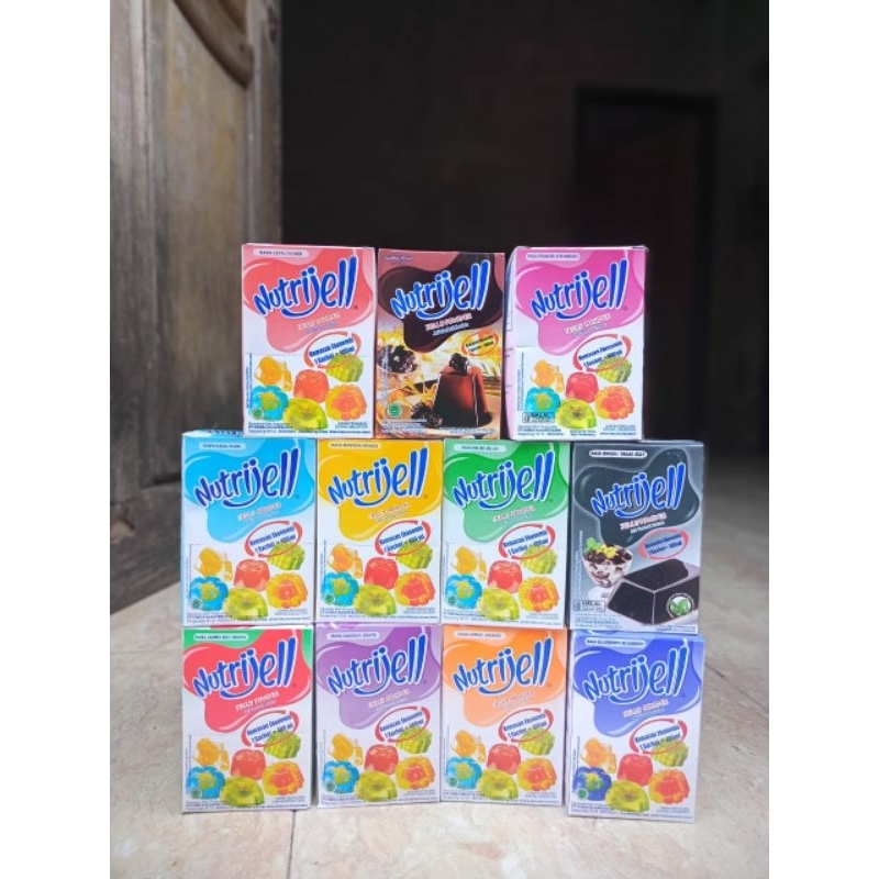 Jual (isi 12 sachet) NUTRIJEL 1 BOX/JELLY RASA BUAH/JELLY POWDER ...