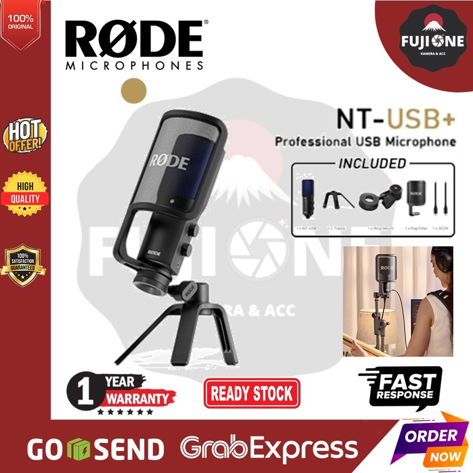 Jual Rode NT-USB+ Professional USB Microphone NT USB Plus Mic Original ...