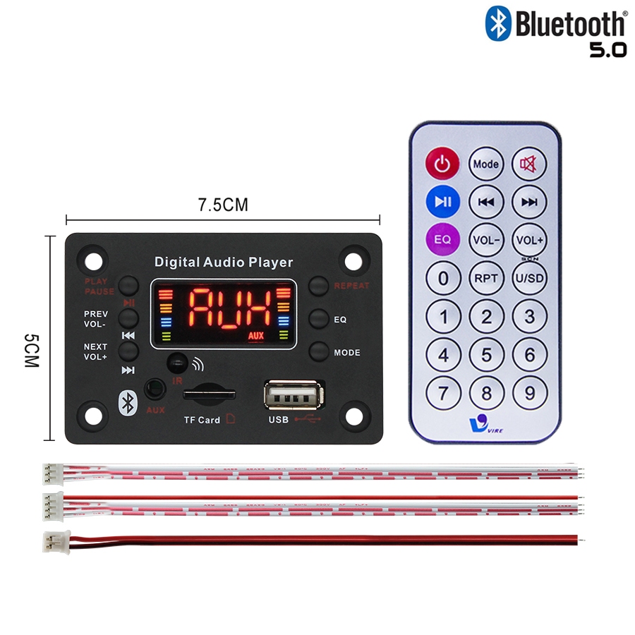 Jual Modul Pemutar MP3 12v Bluetooth model kotak | Shopee Indonesia