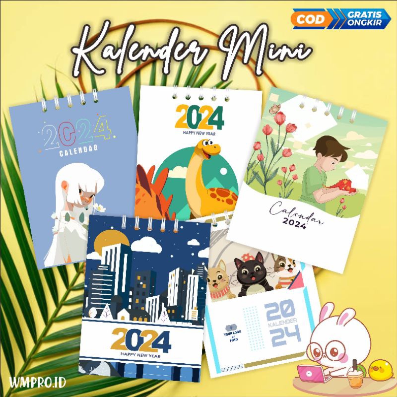 Jual Kalender Mini 2025/2026 Karakter 8,5 x 11cm (kecil ya) | Shopee ...