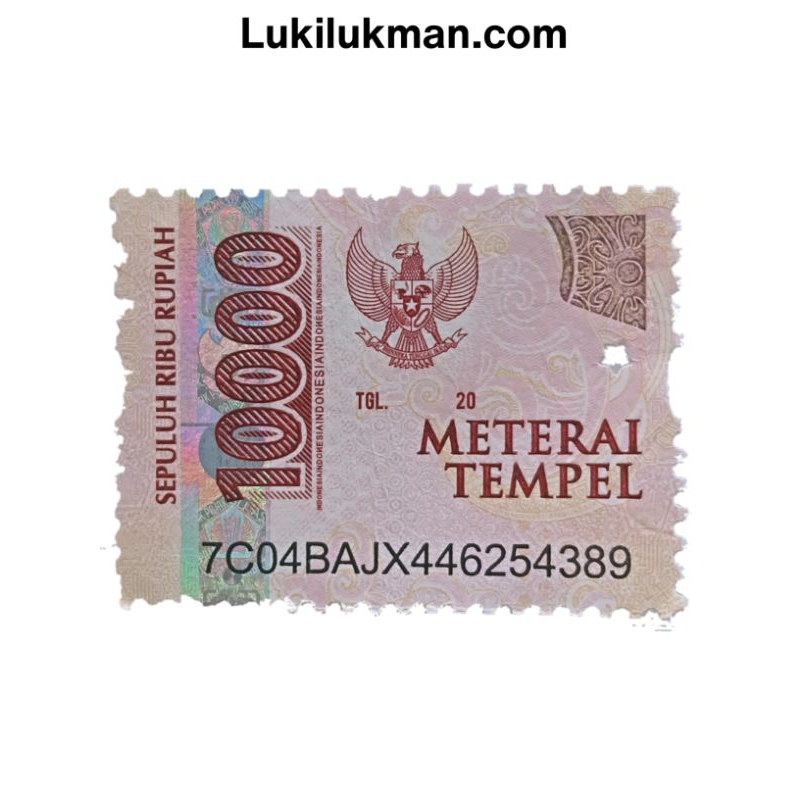 Jual Meterai Tempel 10000 Original | Shopee Indonesia