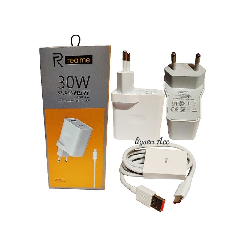 Jual Charger Realme 6 Pro 7 8 X2 X3 Super Zoom X50 Narzo 30w Fast ...