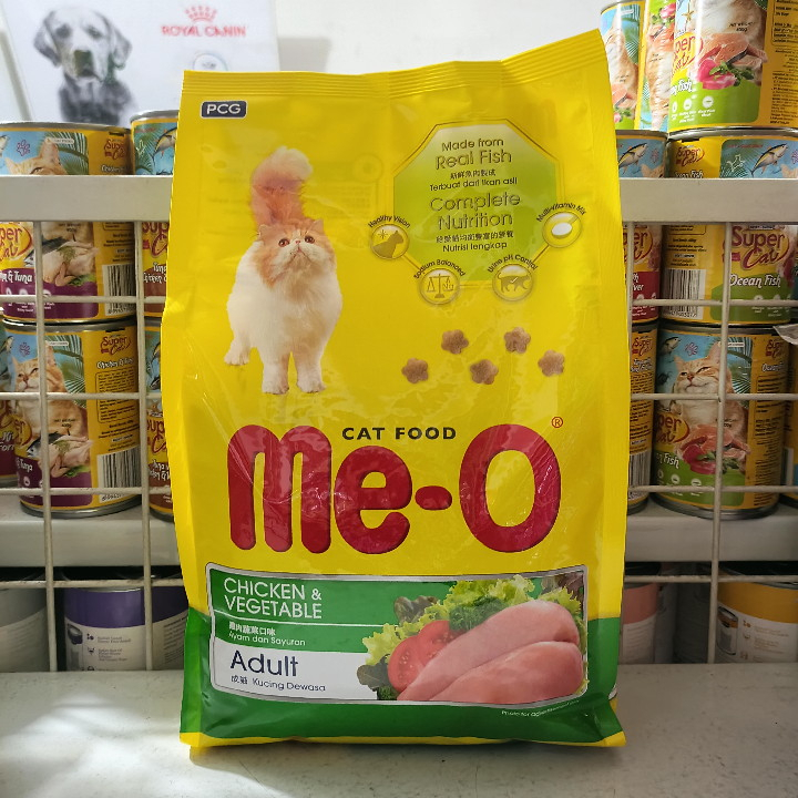Jual Makanan Kucing Meo Chicken & Vegetable Kemasan 1,1KG Dry Food ...