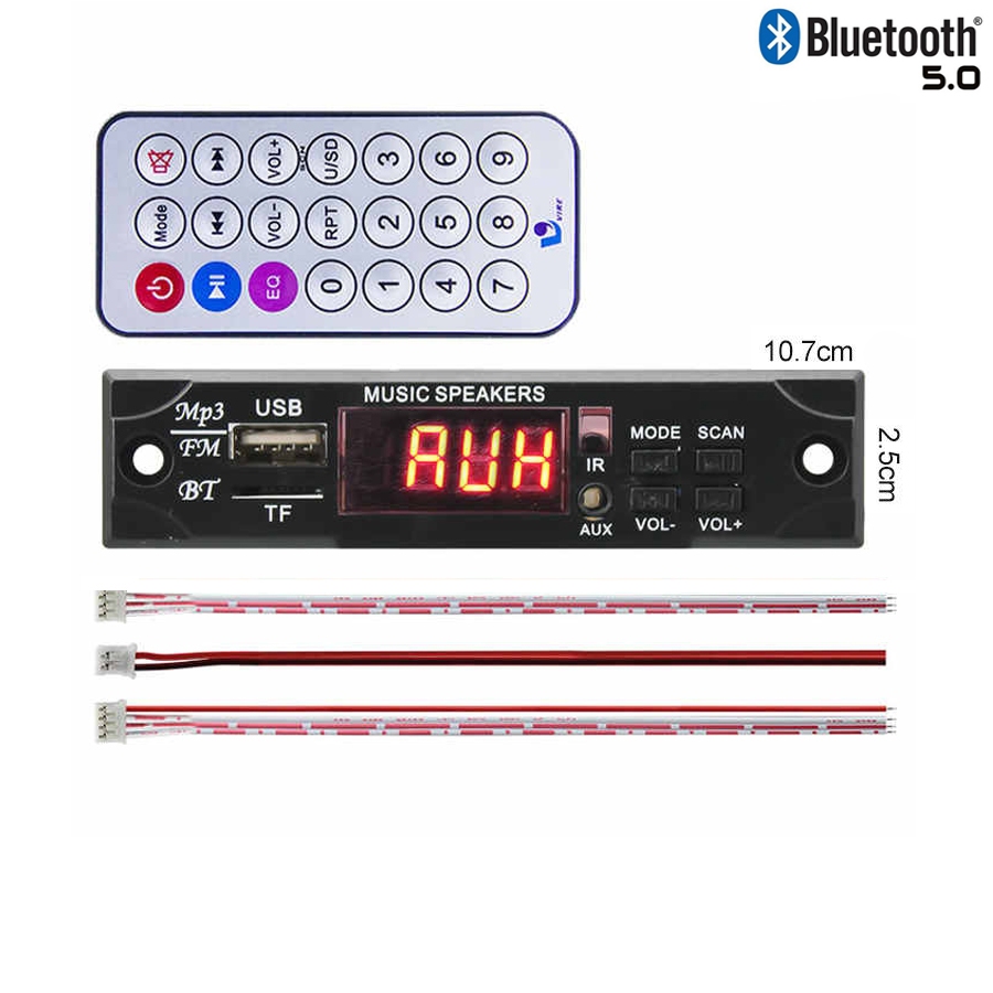Jual Mp3 Modul Bluetooth 12V radiofm 032 | Shopee Indonesia