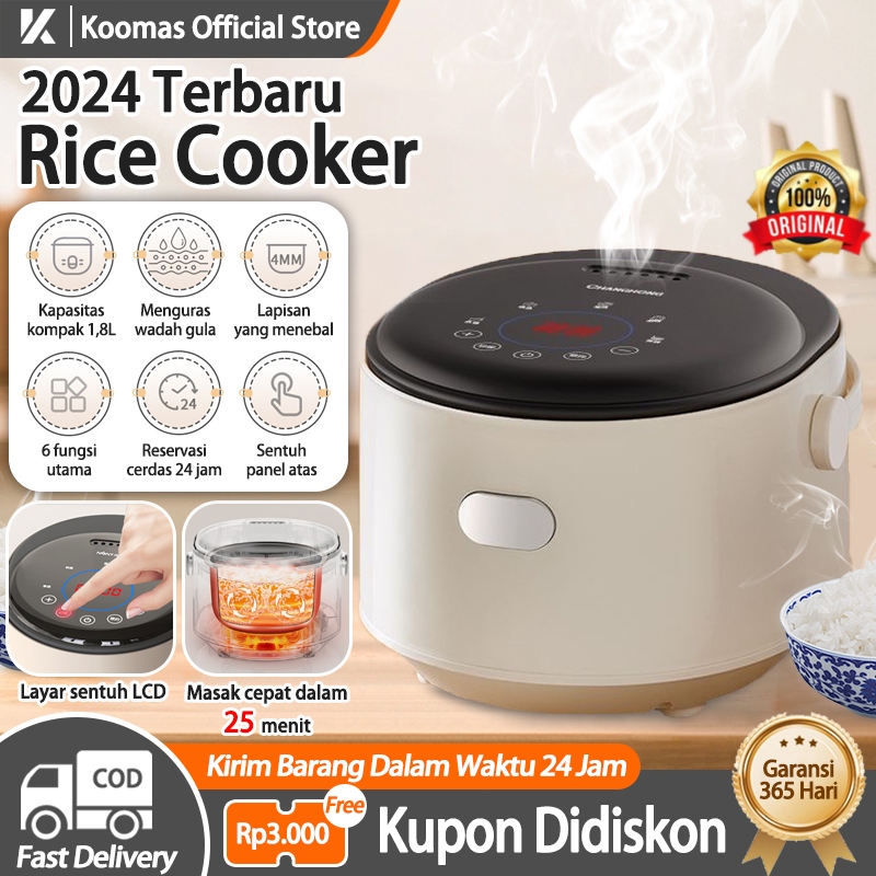 Jual Koomas Rice Cooker Mini 1.8/0.8L Mejikom Kecil Mengukus Dan ...