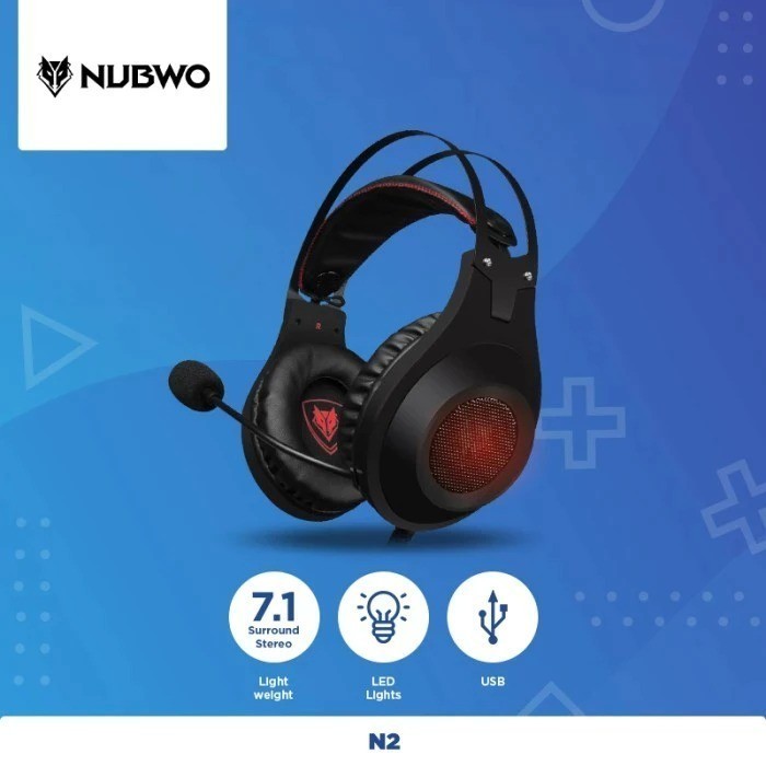 Jual Nubwo N2 Headset Gaming 7.1 Surround Stereo Noise Canceling Dengan ...