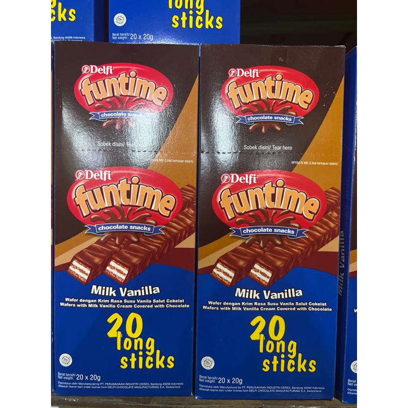 Jual Delfi funtime chocolate snacks box | Shopee Indonesia
