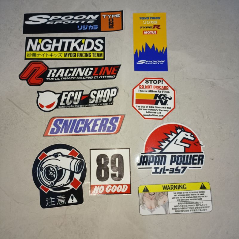 Jual sticker pack jdm sticker pack racing jdm | Shopee Indonesia
