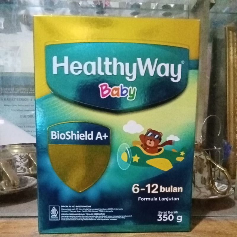 Jual susu formula Biostime merk baru HealthyWay 6-12 Bulan 350g masa ...