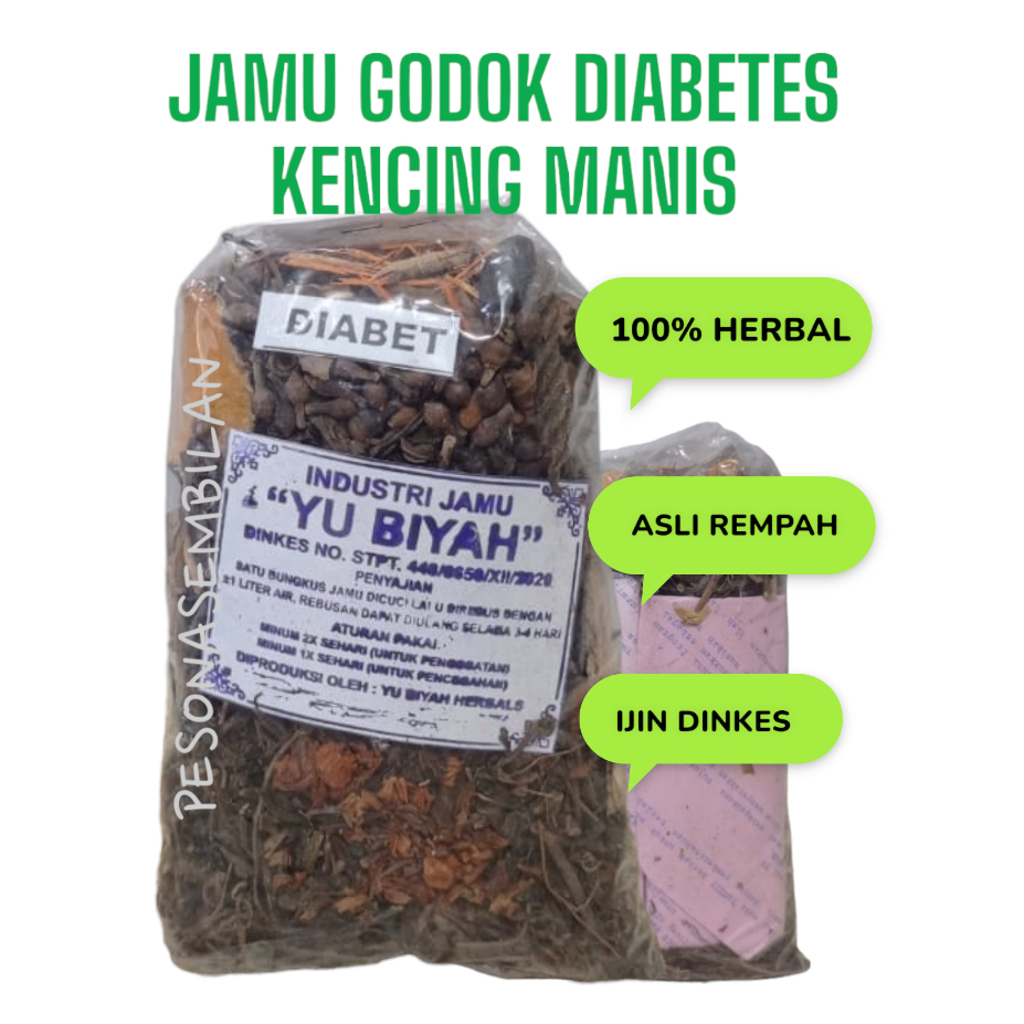 Jual Jamu Godok Diabet/ Diabetes, Obat Herbal Kencing Manis Paling ...