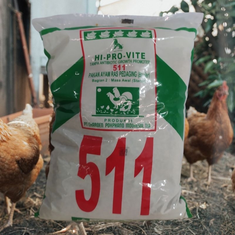 Jual Hi Pro Vite 511 kemasan repack pakan ayam ras pedaging broiler ...