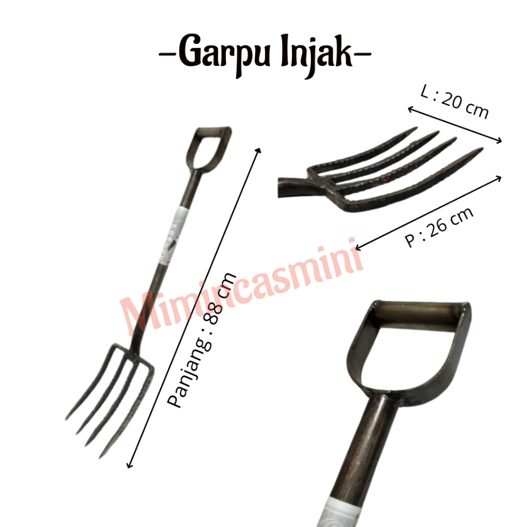 Jual GARPU TANAH / GARPU INJAK / GARPU TANAH INJAK BESI BETON | Shopee ...