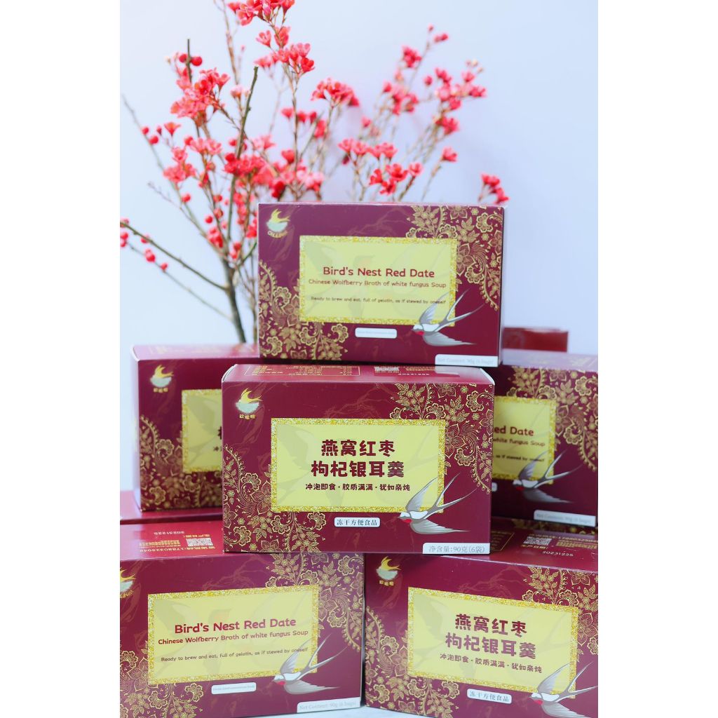 Jual SARANG BURUNG WALET BIRD NEST BOX ISI 6 BUNGKUS WITH ANGCO GULA ...