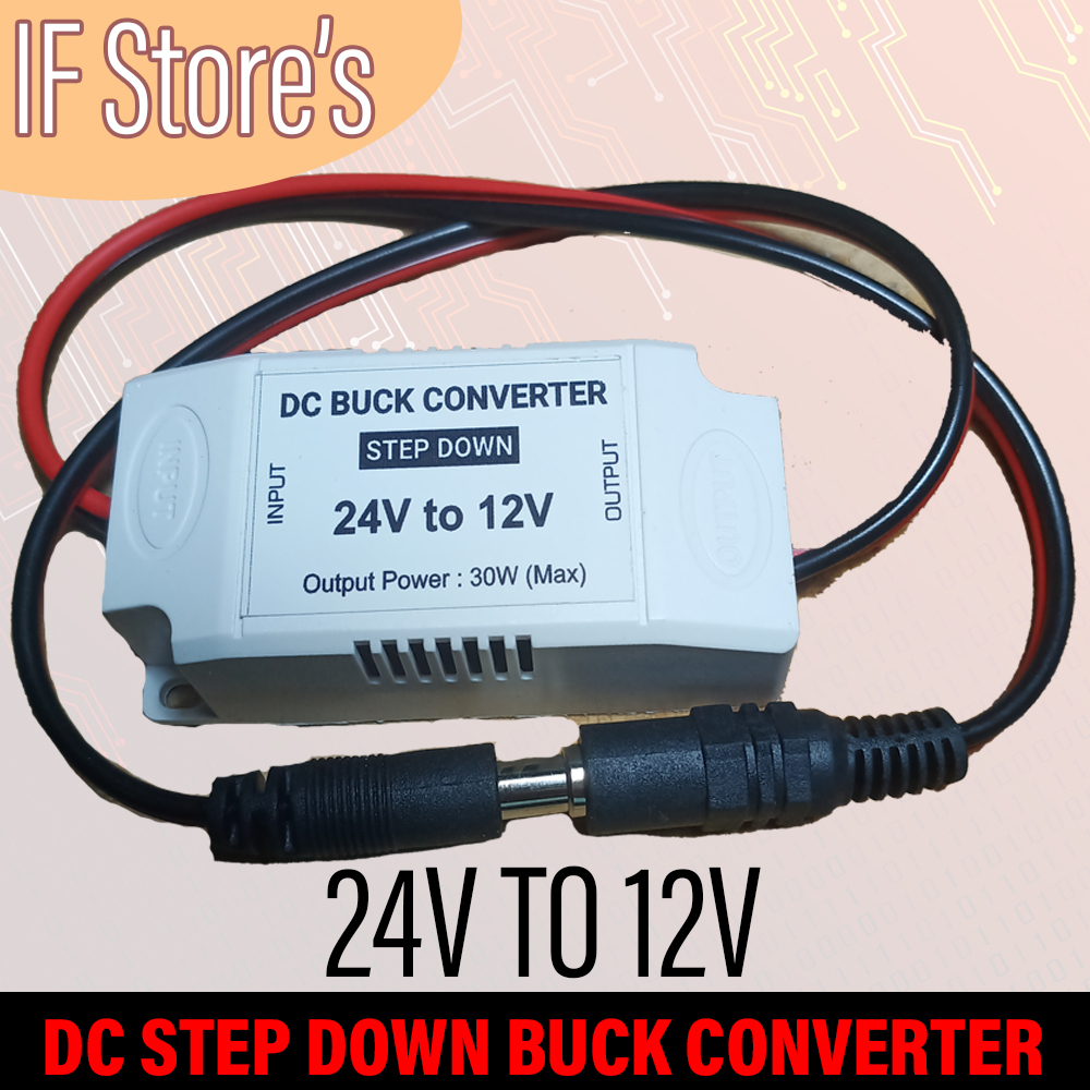Jual DC STEP DOWN 24V TO 12V 30WATT BUCK CONVERTER | Shopee Indonesia