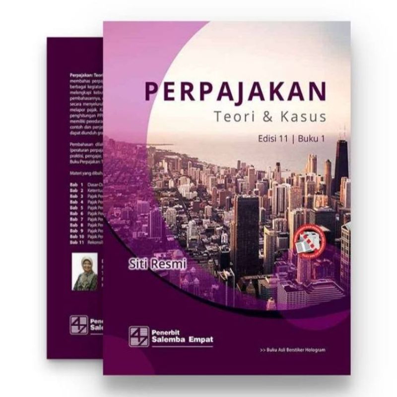 Jual Perpajakan Teori dan Kasus Edisi 11 Buku 1 - Siti Resmi | Shopee Indonesia