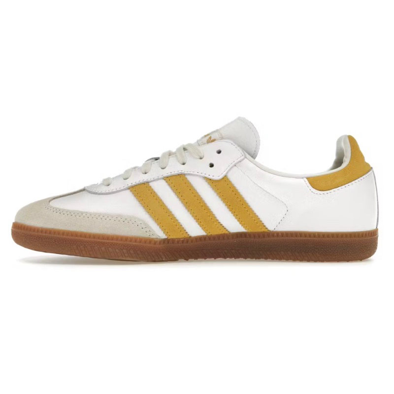 Jual Sepatu Adidas Samba Sporty Rich White Bold Gold Original 100% ...