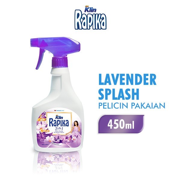 Jual Rapika Pelicin dan Pewangi Pakaian 450 ml botol semprot spray ...