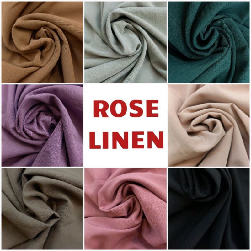 Jual KAIN ROSE LINEN / ROSE LINEN / POLOSAN / LINEN / SERAGAMAN ...