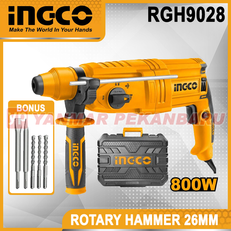 Jual Mesin Rotary Hammer 26MM INGCO RGH9028 | Shopee Indonesia