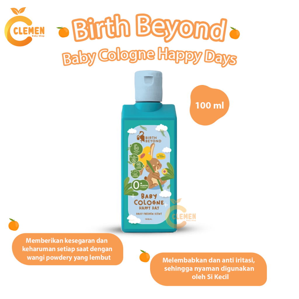 Jual Birth Beyond Baby Cologne Happy Days 100ml (Parfum Bayi) | Shopee ...
