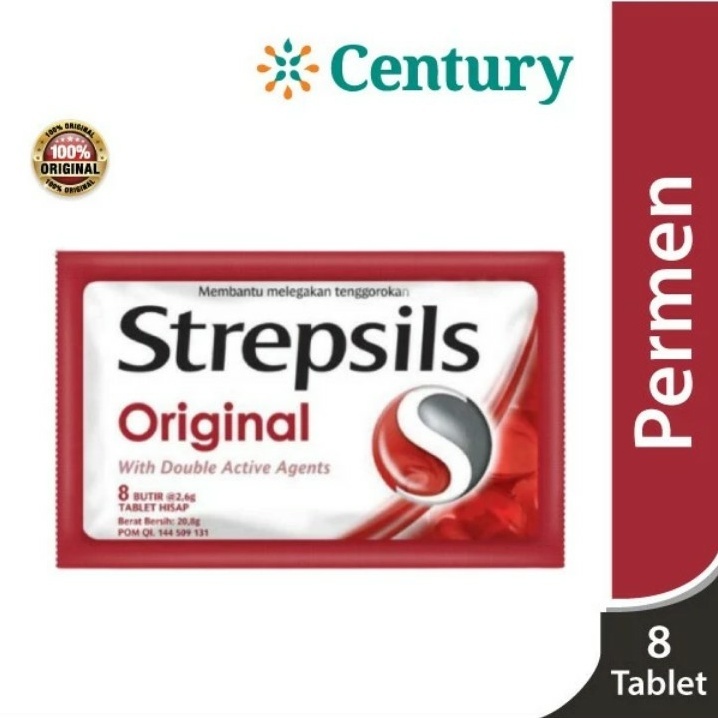 Jual Strepsils Original Pouch Pack 1x8 | Shopee Indonesia