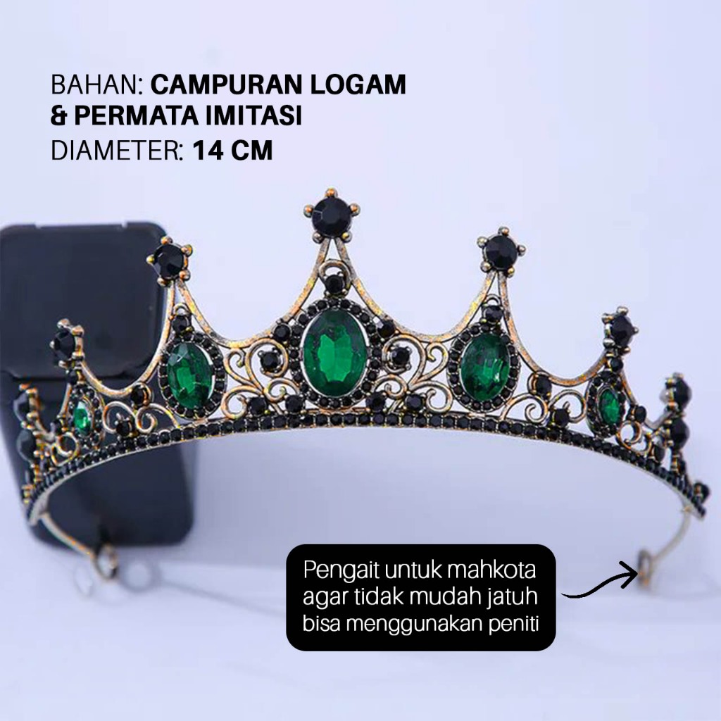 Jual Mahkota ratu putri kerajaan elegan anak perempuan wanita remaja ...