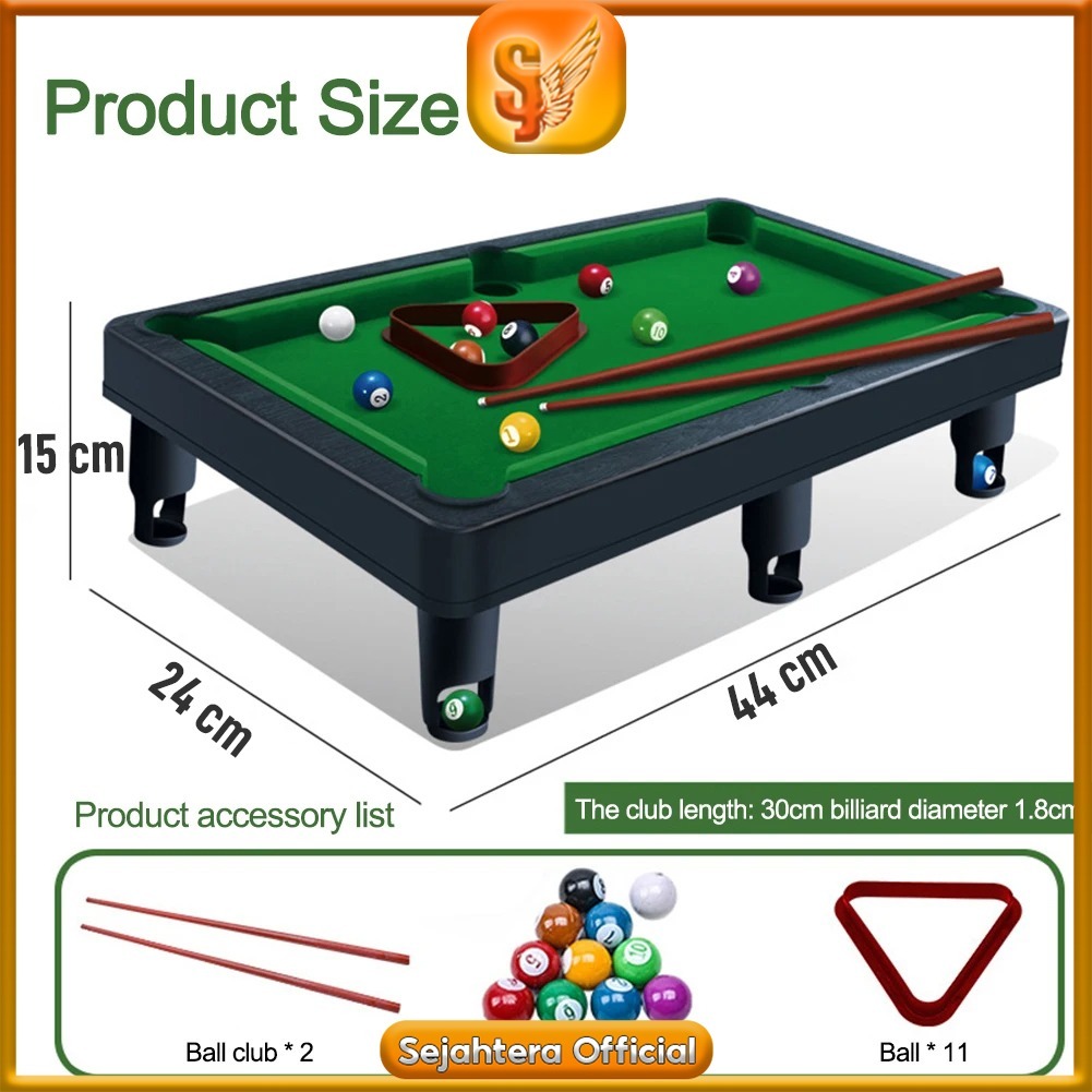 Jual SEJAHTERA SELALU - Mainan Billiard Mini AnakLuxury 951 / Set Meja ...