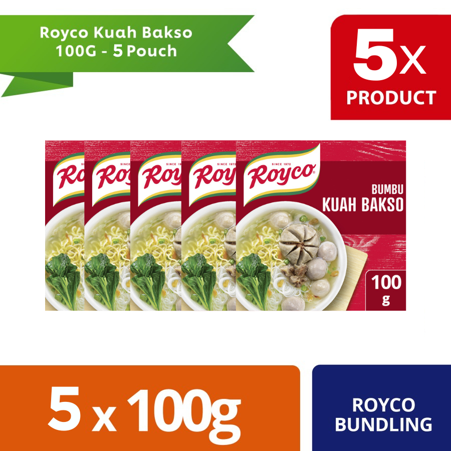 Jual Royco Kuah Bakso 100G isi 5 | Shopee Indonesia