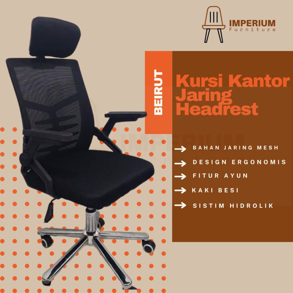 Jual Kursi Kantor / Kursi Jaring / Kursi Kantor Jaring / Kursi Kerja / Kursi Jaring / Kursi ...