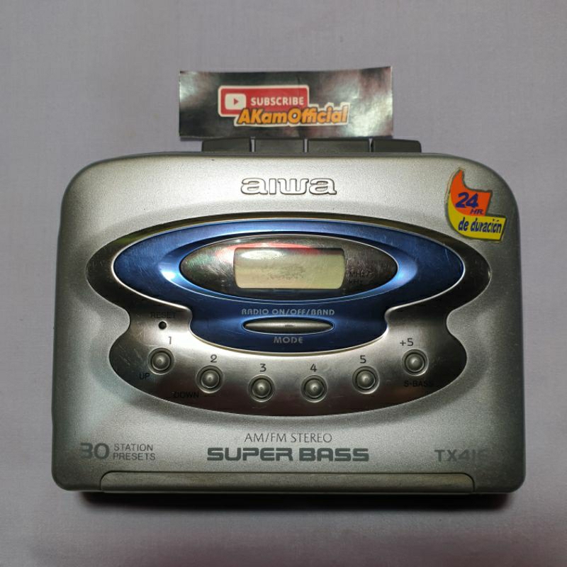 Jual Walkman Aiwa HS - TX416 Super Bass | Shopee Indonesia