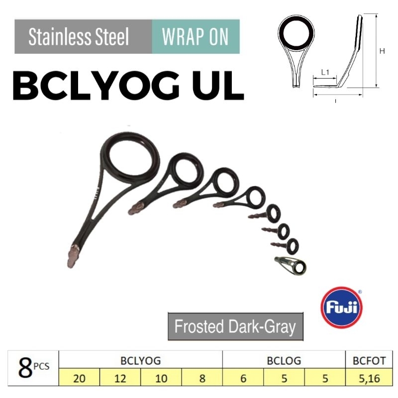 Jual RING GUIDE FUJI UL BCLYOG (drak_grey) | Shopee Indonesia