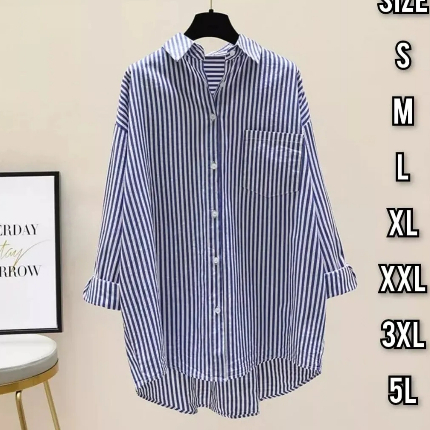 Jual KEMEJA SALUR WANITA TERBARU / KEMEJA SALUR WANITA KEKINIAN TERSEDIA UKURAN S -M-L-XL-XXL ...