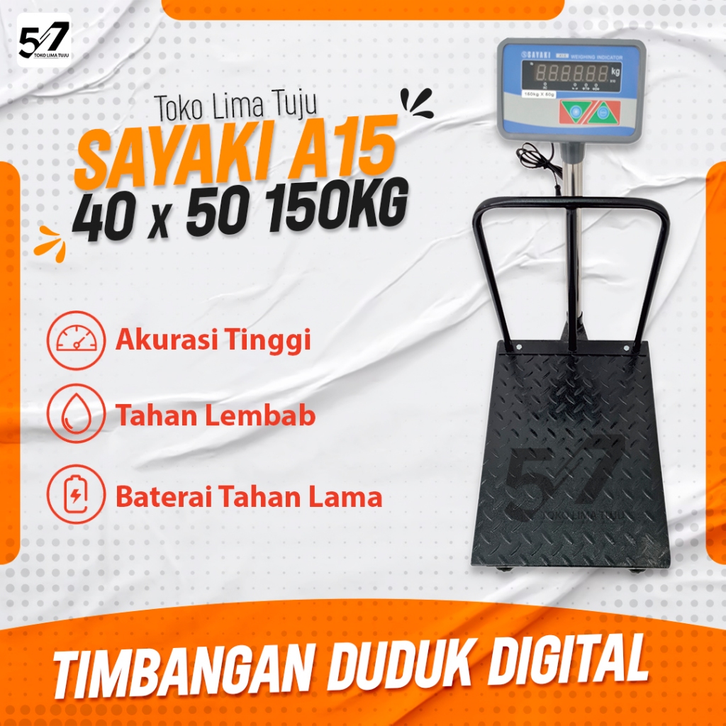 Jual Timbangan Duduk Digital Sayaki 150kg | Shopee Indonesia
