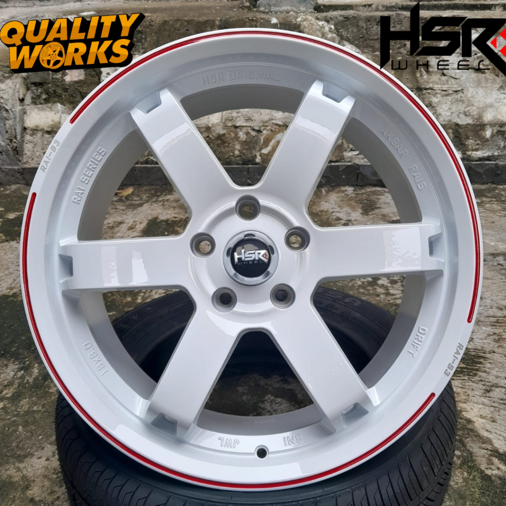 Jual Velg model JDM Ring 18 palang 6 lubang 5 pelek mobil original HSR ...
