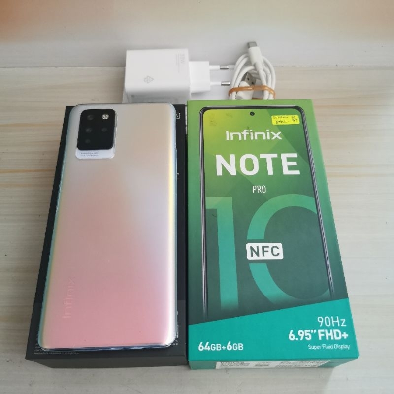 Jual Infinix Note 10 Pro NFC ram 6GB 64GB Bekas - Fullset Resmi ...