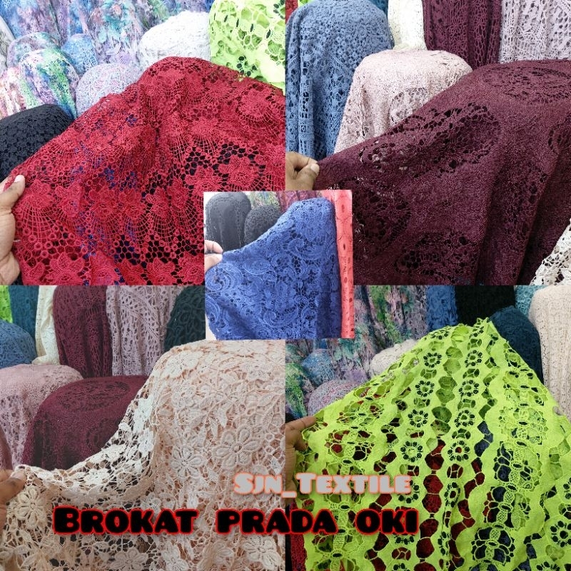 Jual bahan brokat prada /prada oki limitid edition | Shopee Indonesia
