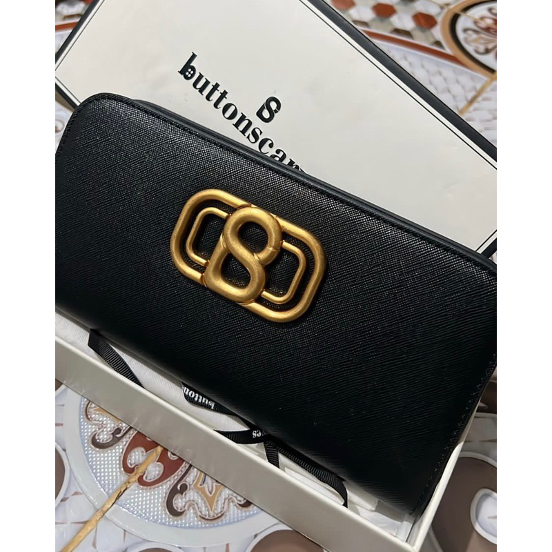 Jual Briana Zippet Buttonscarves Black PL | Shopee Indonesia