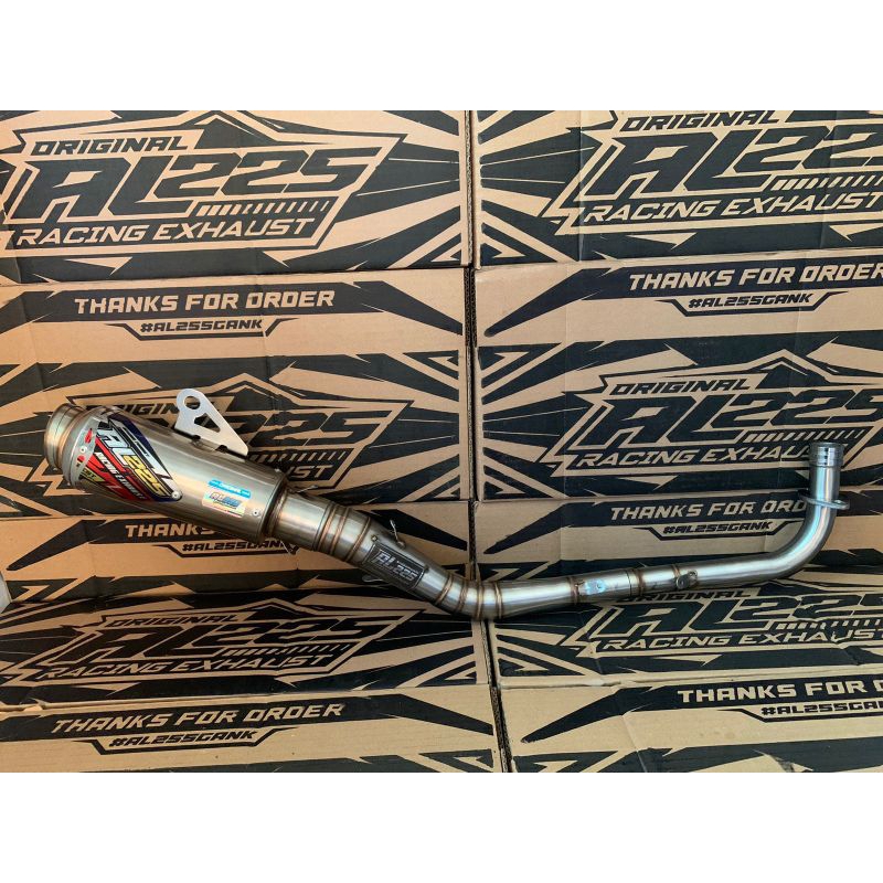 Jual knalpot Bebek GTX/RBT 110-130 tipe p1 original AL225 | Shopee ...