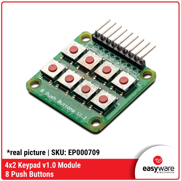 Jual 4x2 Keypad 8 Push Buttons v1.0 | Shopee Indonesia