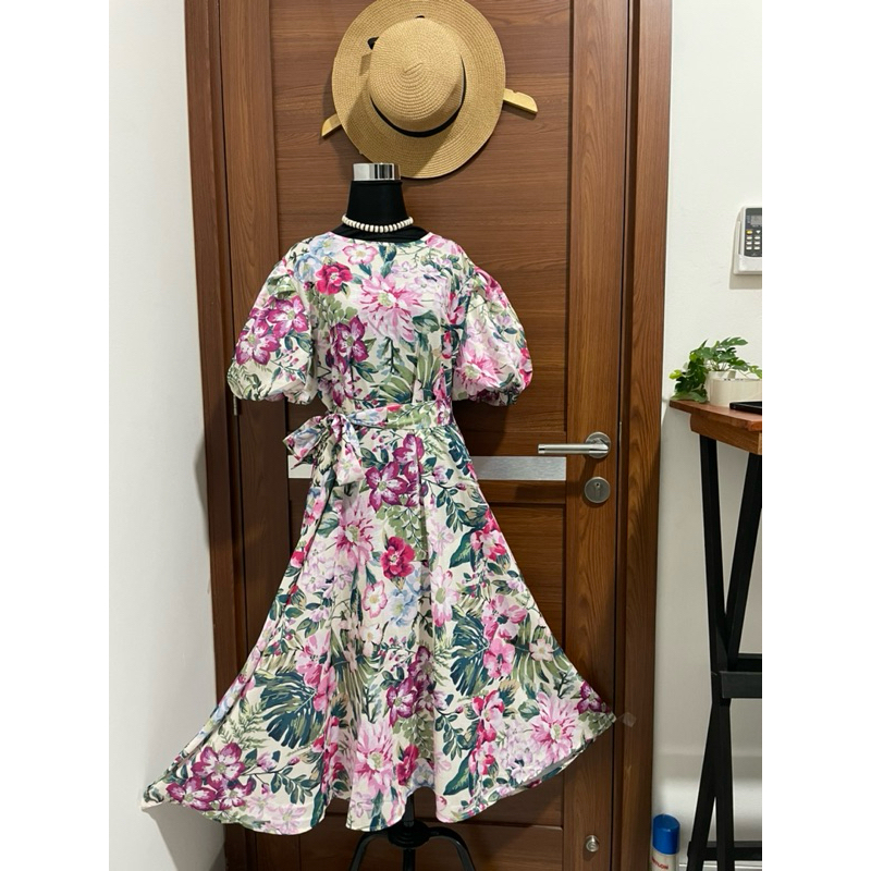 Jual Dress vintage lengan balon (New) | Shopee Indonesia