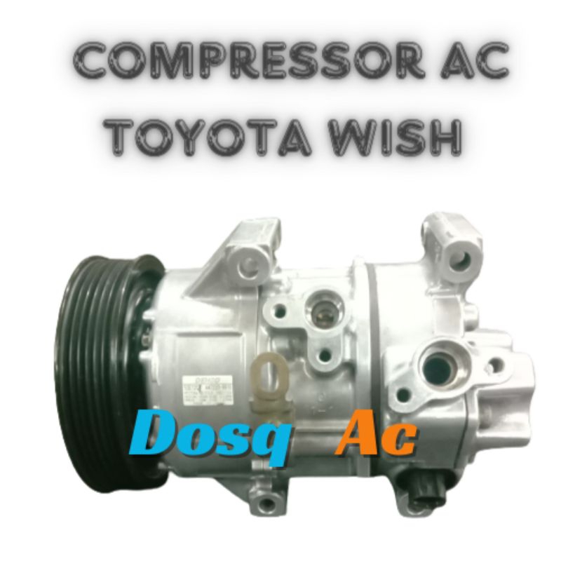Jual compressor kompresor AC Toyota wish original Denso | Shopee Indonesia